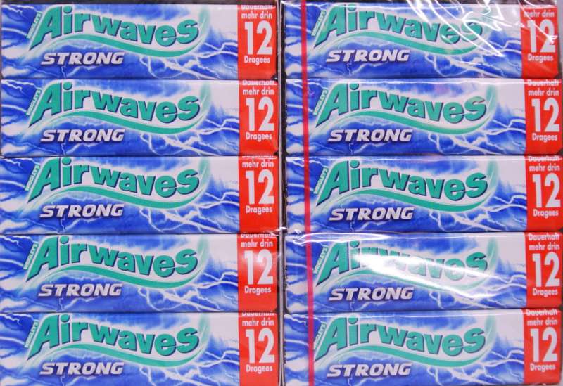 Wrigleys Airwaves Strong, Kaugummi, Dragee - Süssigkeiten / Süsswaren ...